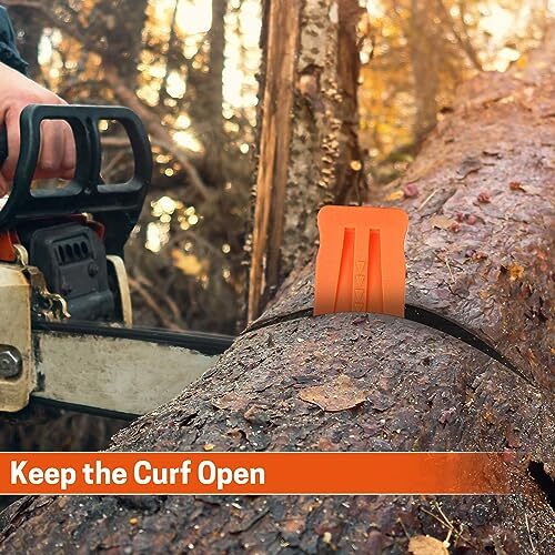 2 Pack Tree Wedges Set Tree Felling with Spikes Equipment for Safe Tree ...