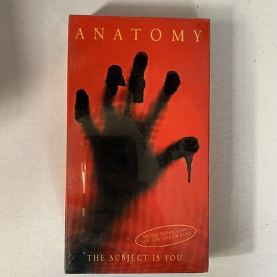 Anatomy VHS Movie Horror rare promo copy sealed ! | eBay