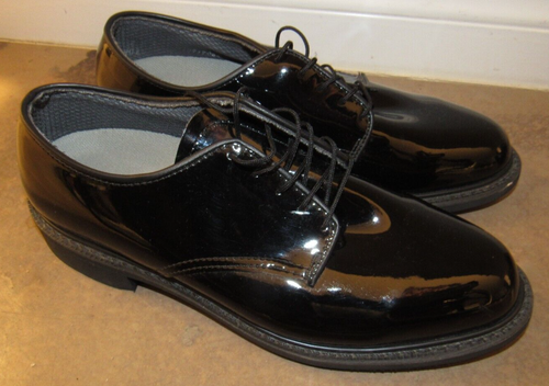 Capps Shiny Polished Military Oxford Shoes w/ Vibram Soles | eBay