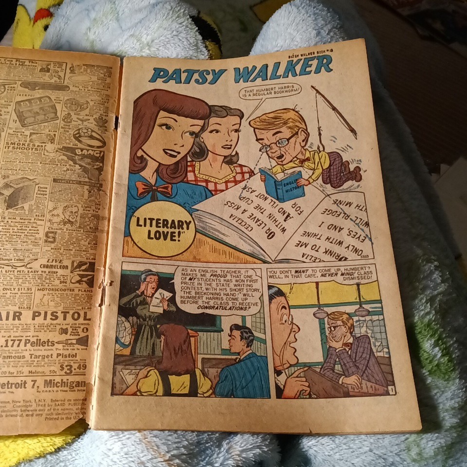 Patsy Walker 19 Marvel / Atlas Comic Book 1948 Golden Age Kurtzman's ...