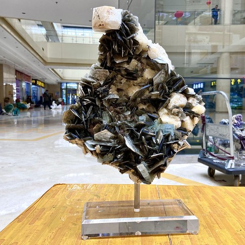 14.19LB Fluorescent pink coin calcite, Fujian, China +Base | eBay