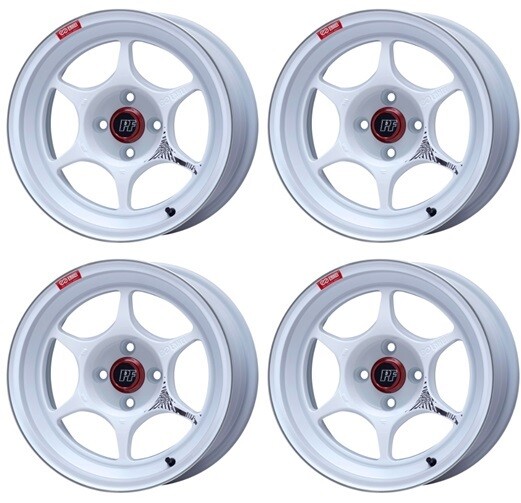 Set of 4 ENKEI Genuine PF06 15x8.0 +35 4x100 MW from Japan | One Piece ...