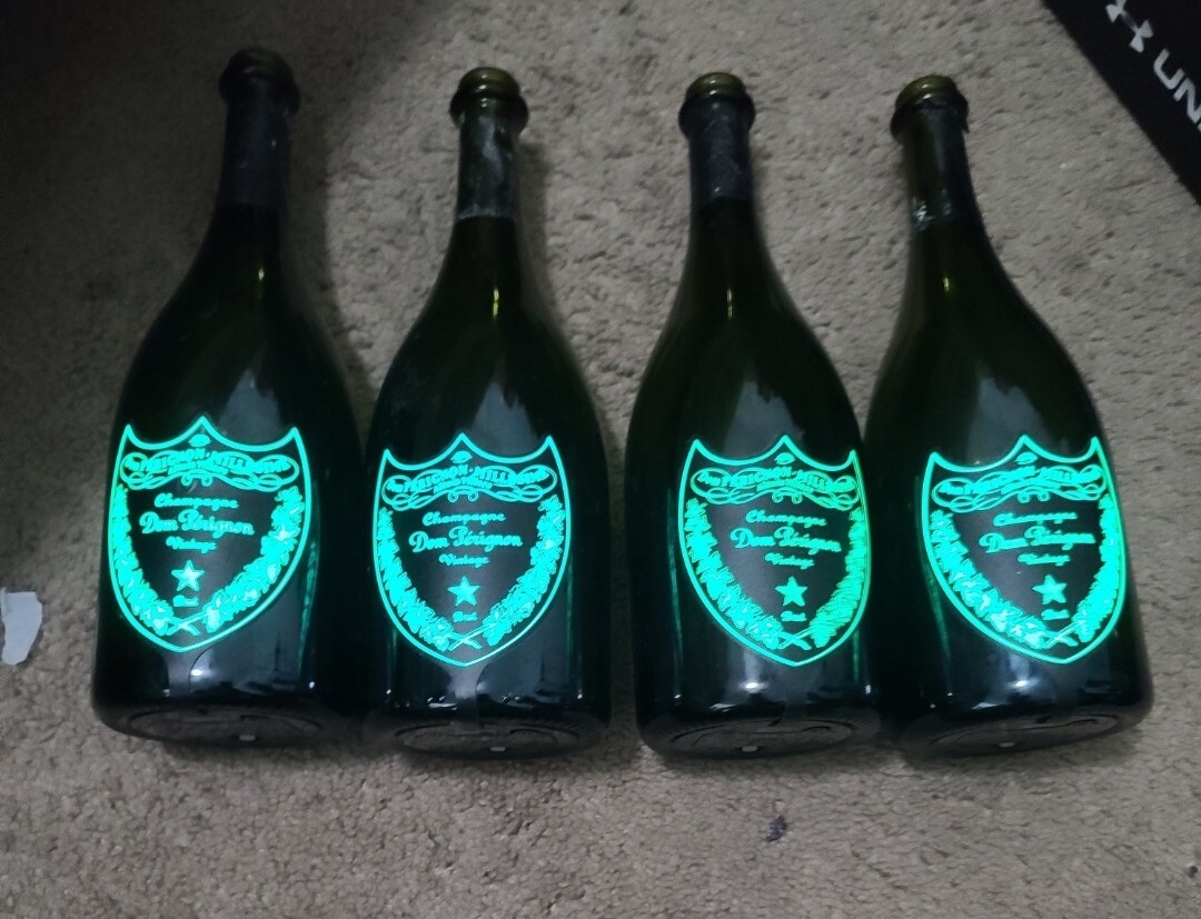 4 EMPTY Dom Perignon Luminous Light-up 750 ML | eBay