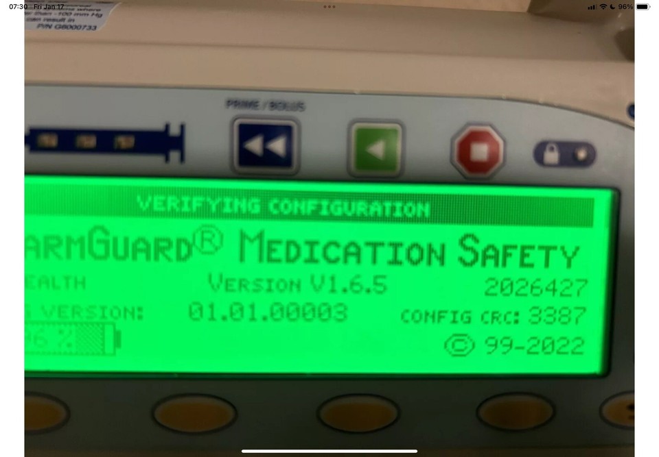 Medfusion 4000 Version 1.6.5 With Pole Clamp PharmGuard | eBay
