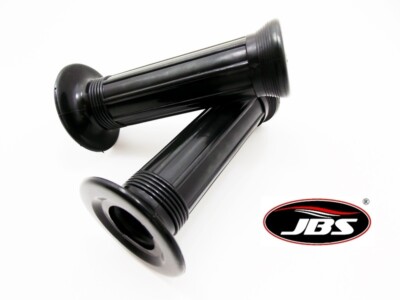 YAMAHA XT250 80-83 JBS BLACK HAND GRIP SET LEFT RIGHT PAIR HANDLEBAR ...