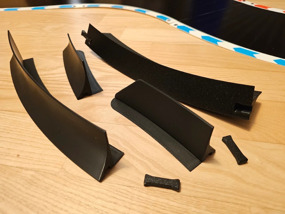 Carrera Hybrid Slot Car Modular Guardrail | eBay