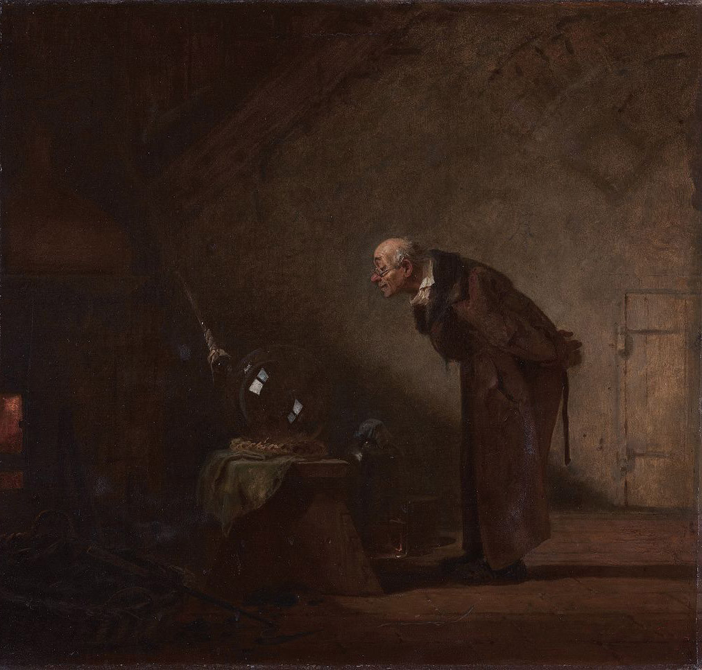 high quality oil painting 100% handpainted on canvas "The alchemist ...