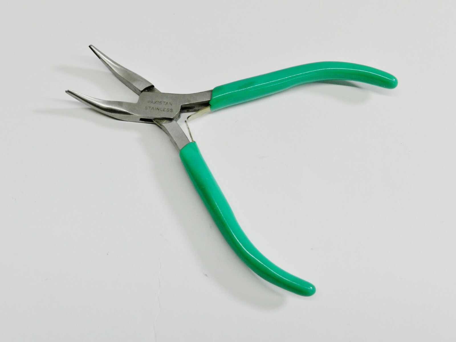 Bent Nose Pliers 45º Bent Jaws with Grooved Notched Tips Jump Ring ...