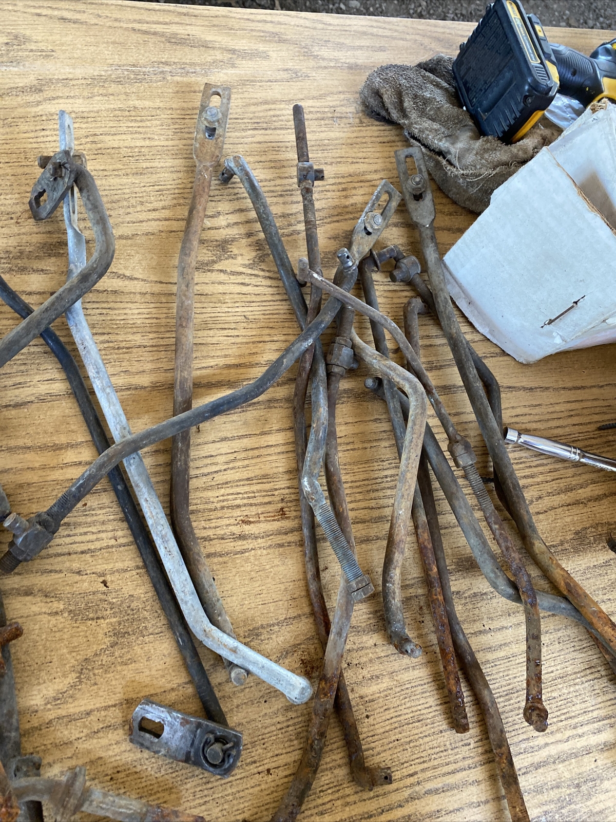 chevy 4 speed shifter linkage arm rods 59 Pieces Muncie Saginaw Shift ...