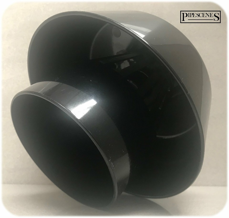 Floplast 110mm Vent Cowl Soil Pipe Stack Mushroom Vent - Black SP310 ...