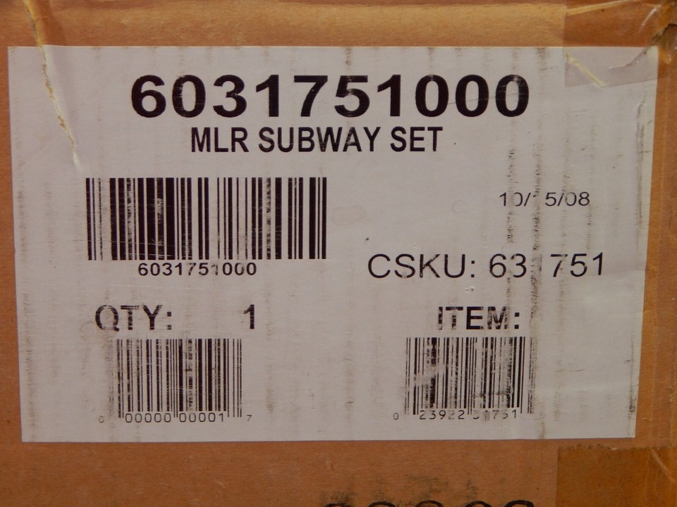 LIONEL 6-31751 R27 SUBWAY TRAIN SET NEW SEALED IN BOX O GAUGE LQQK READ ...