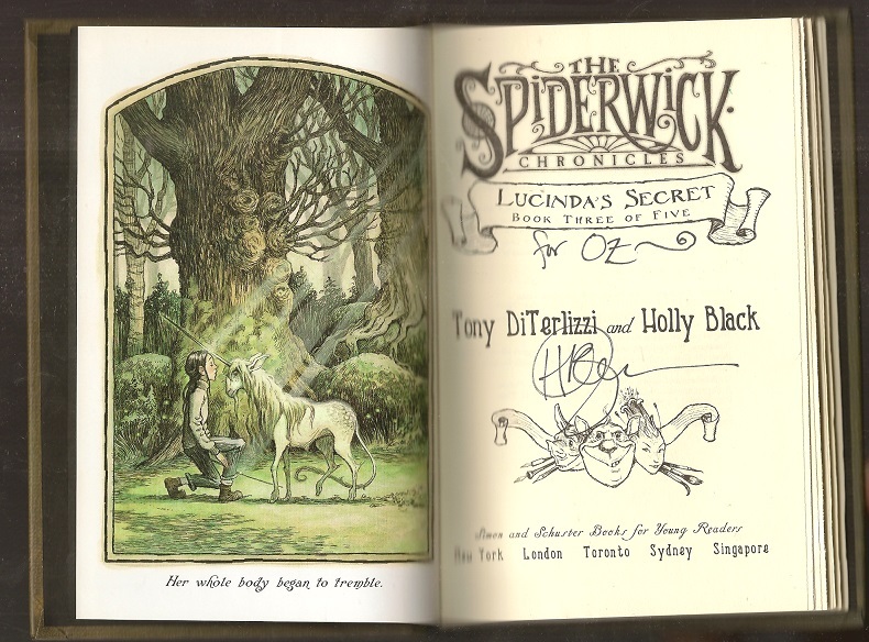 TONY DITERLIZZI & HOLLY BLACK. Spiderwick Chronicles #3 Lucinda's ...