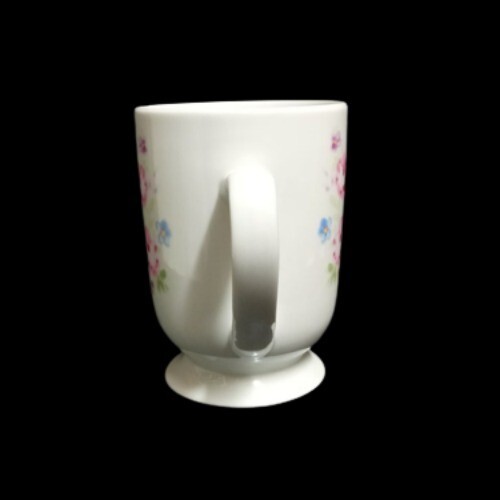 Gibson Designs HEAVENLY ROSE 4-Mugs 12 Oz Pink Roses Flowers Coffee Tea ...