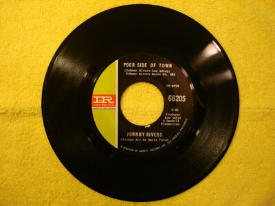 1966 JOHNNY RIVERS "POOR SIDE OF TOWN" 45rpm 7" | eBay