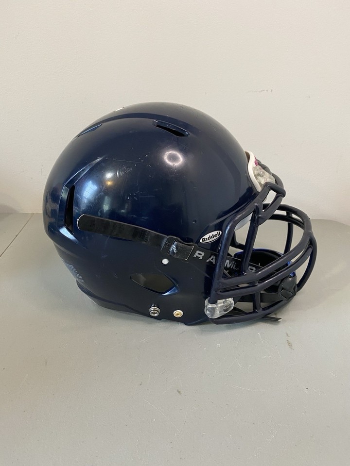 Riddell Revo Speed/Edge Football Helmet Gloss Navy Blue youth XSmall ...