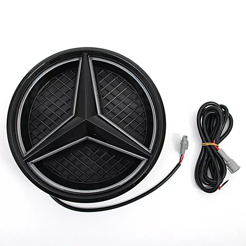 Illuminated Front Grille LED Emblem Car Light Logo Star Badge Fit ...