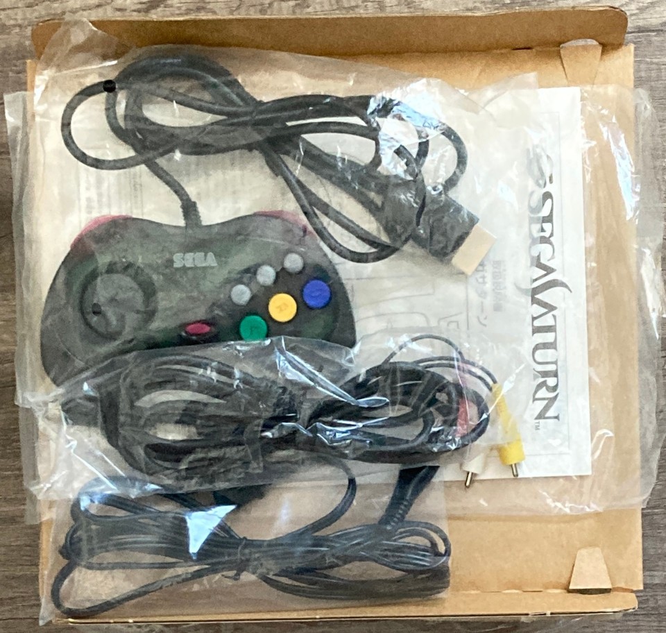 Sega Saturn Skeleton "This Is Cool" HST-0021 Console - Mint, Complete ...