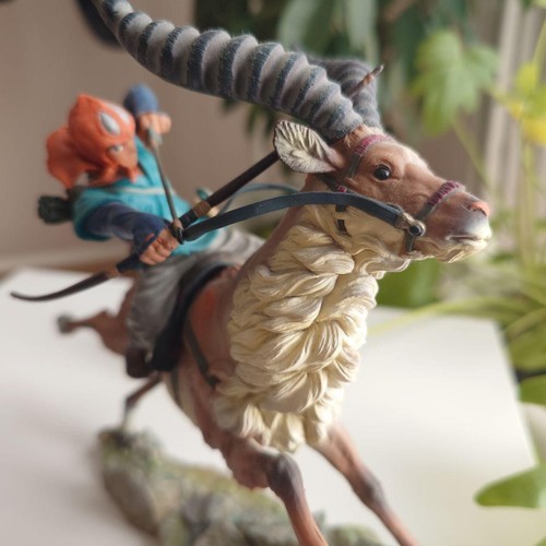 Ghibli Princess Mononoke figure Ashitaka and Yakul rare item | eBay