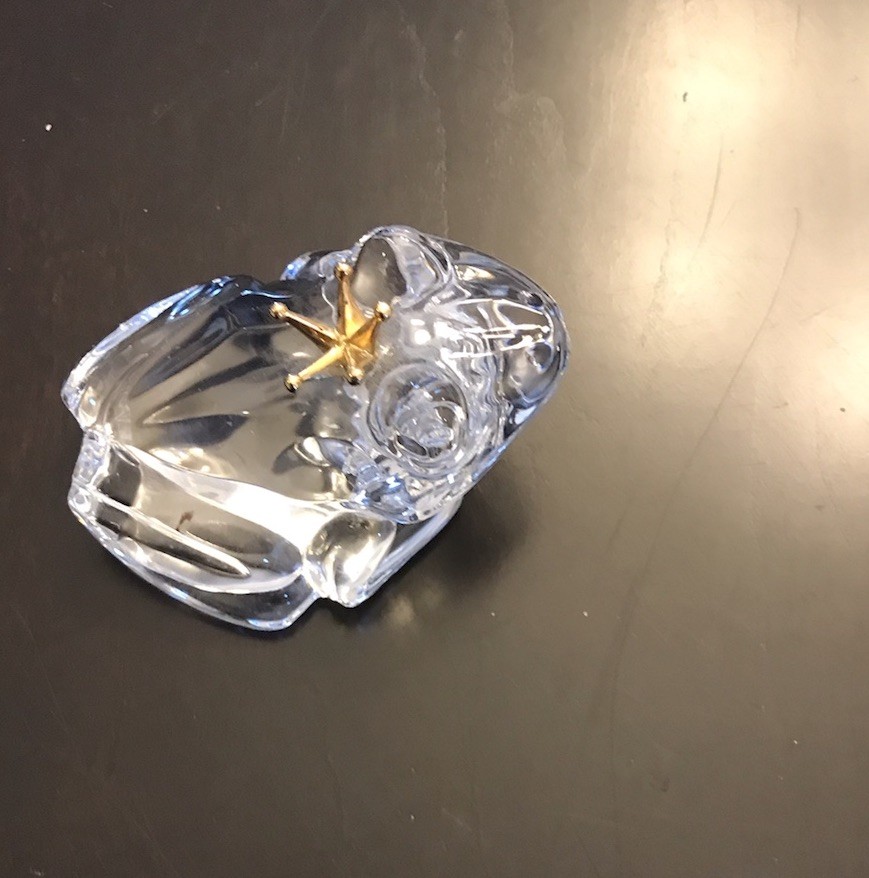 Waterford Crystal Frog Prince Charming Figurine. Excellent Condition ...