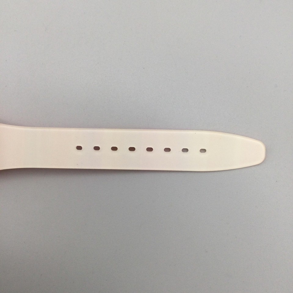 Swatch Watch Womens 34mm Swiss Pink Orange Pastel Stripe with Box New ...