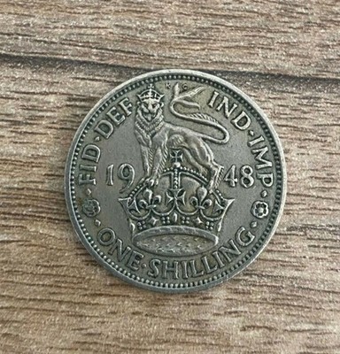 Rare 1948 George VI one Shilling Coin - collectable | eBay UK