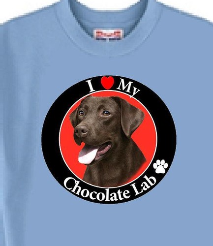 Dog T Shirt Men Women - I Love My Chocolate Lab --- Sweatshirt ...
