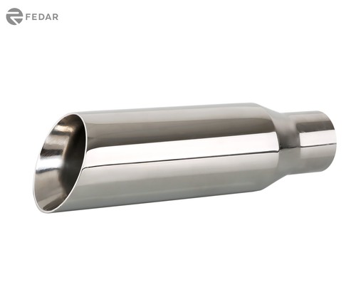 2.5 inch Inlet 3.5 inch Outlet 12 inch Long Exhaust Tip Tail Pipe ...