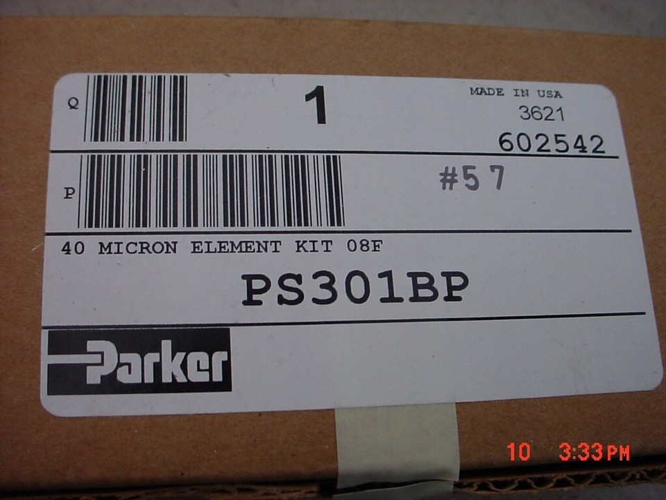 Parker 40 Micron Element Kit PS301BP New in Box | eBay