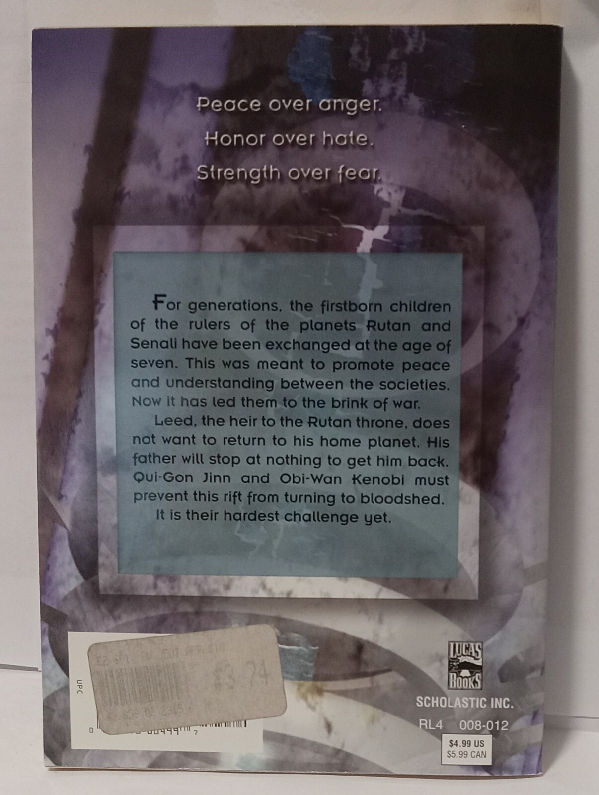 Shattered Peace by Jude Watson (2000, Trade Paperback) for sale online ...