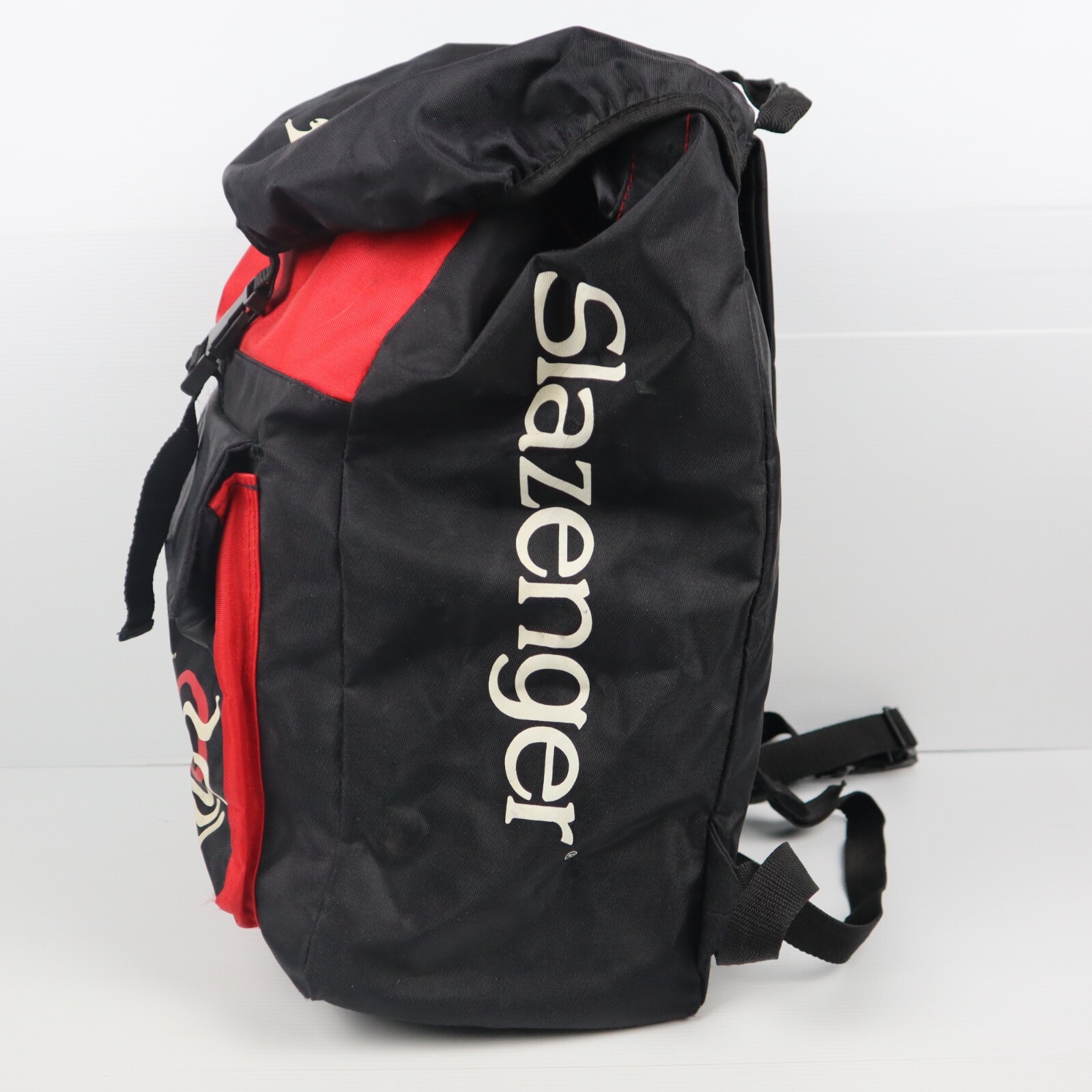 Slazenger Gym Sports Casual Backpack Bag Drawstring Red Black | eBay