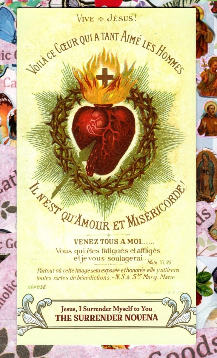 Surrender Novena Surrender Novena Prayer Card | The Catholic Company®