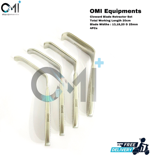 Cloward Blade Retractor Set of 4Pcs Orthopedic Instruments Premium Top ...