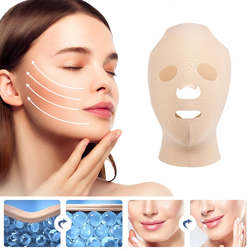 Elastic Face Slimming Bandage V Line Face Shaper Women Chin Cheek Lift ...