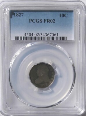1827 Silver Dime PCGS FR02 | eBay