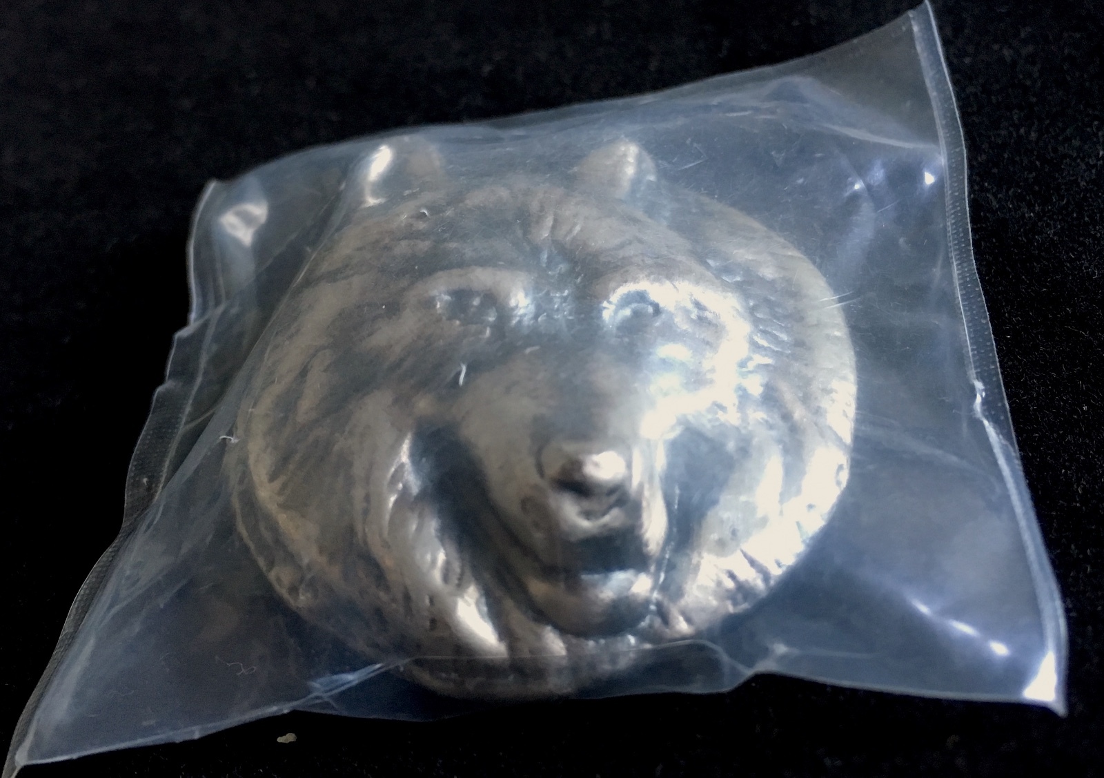 YPS 4 Ounce Silver Wolf - Silver Slacker Exclusive Pour 999 Fine Silver ...