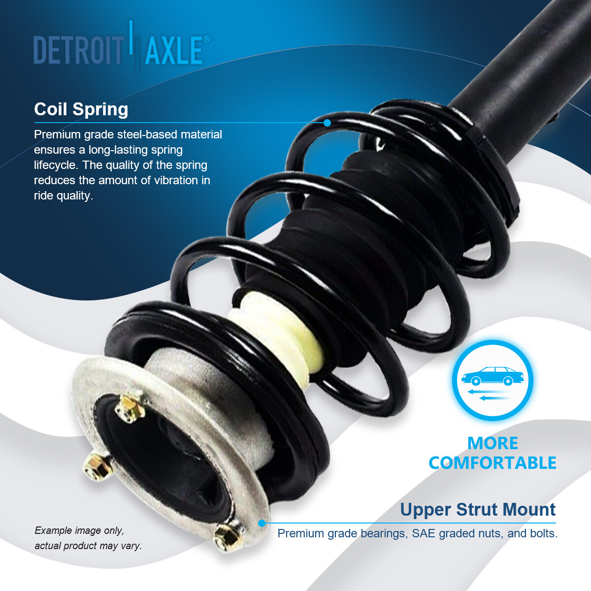 Front Struts w/ Coil Spring Assembly for BMW 128i 135i 325i 328i 330i ...