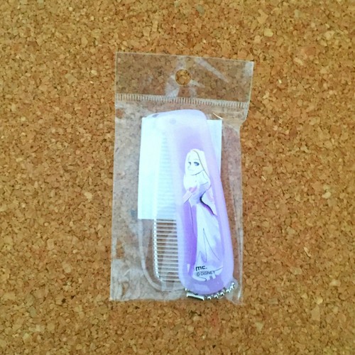 Disney Princess Tangled Rapunzel Folding Comb Water Color Xmas Gift JP ...