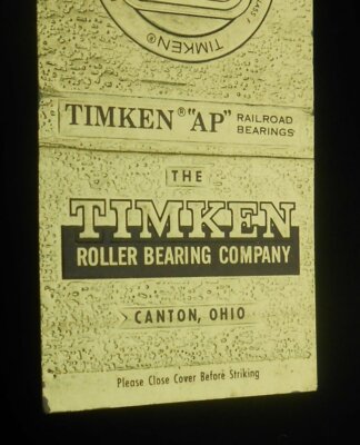 1966 2 Millionth Railroad Bearing!! Timken Roller Bearing Co. Columbus ...