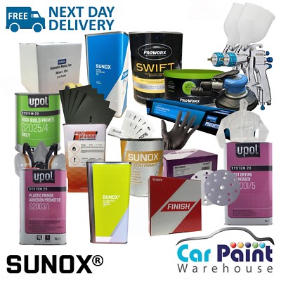 Complete Bodyshop Starter Kit Paint Prep Car Industrial Spraying ...