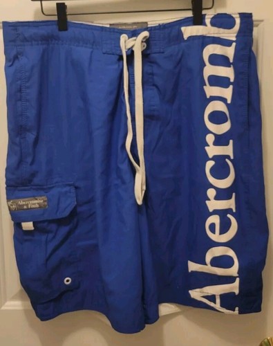 Abercrombie And Fitch Mens XL Blue Swim Board Shorts | eBay