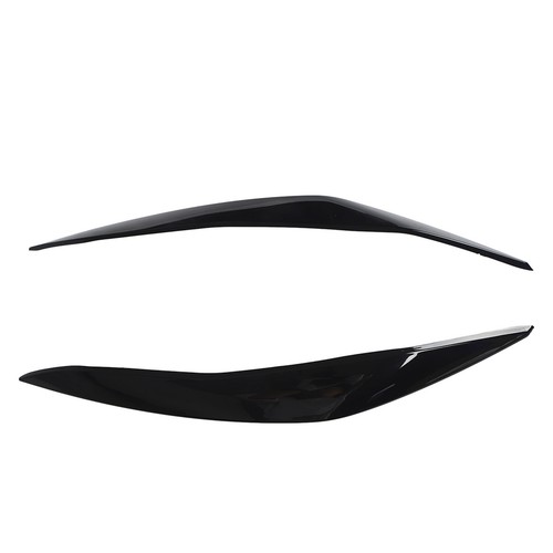 2 Pcs Headlight Eyebrow Left Right Front Light Eyelid Cover Trim For 5 ...