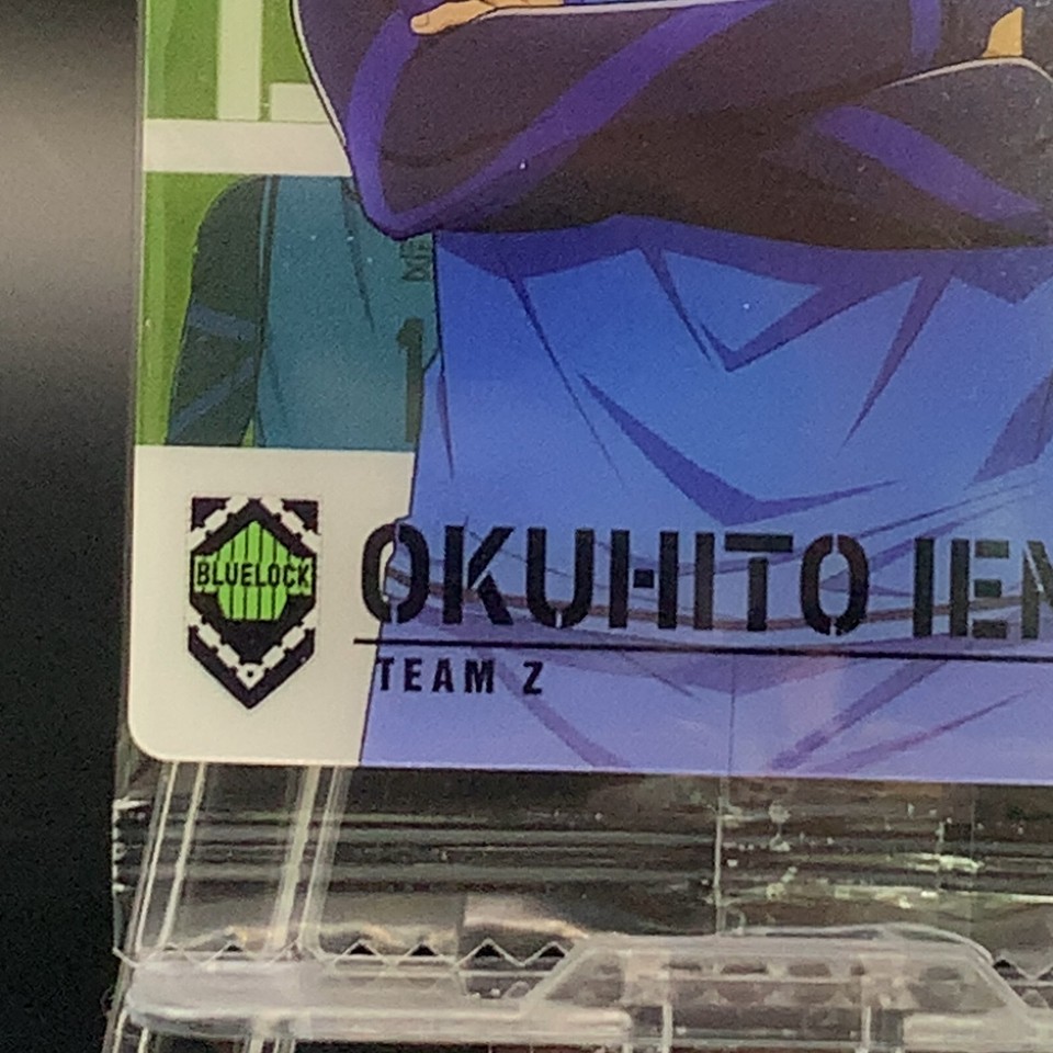 Okuhito Iemon Blue Lock Wafer Card TCG Bandai New Football Soccer Anime ...