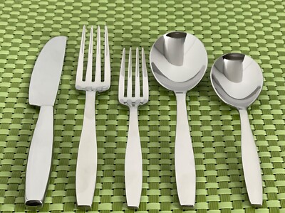 Nambe AIDAN Stainless 18/10 Glossy Flat Tip NEW Smart Choice Flatware ...