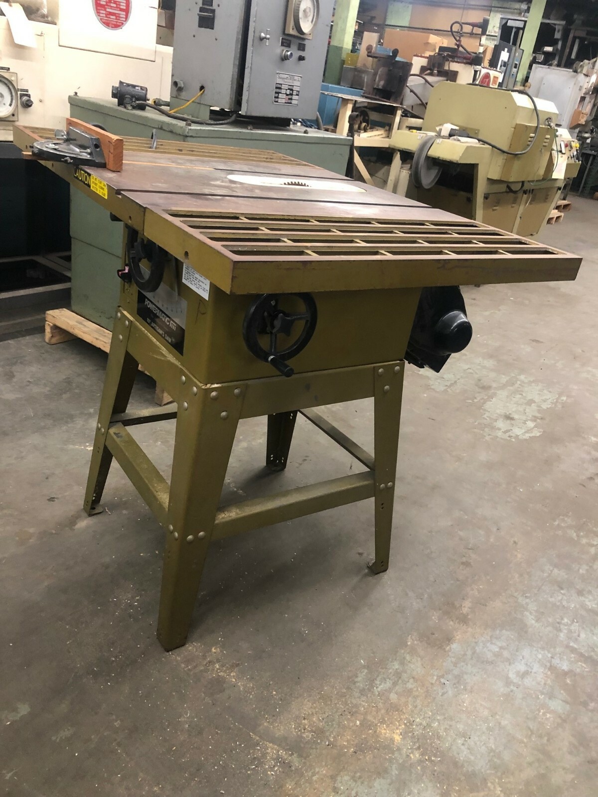 10" Powermatic Artisan Table Saw 20" x 27" Model 63 | eBay