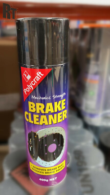 2x POLYCRAFT 400g Brake Cleaner Spray Removes Brake Dust Squeal | eBay ...