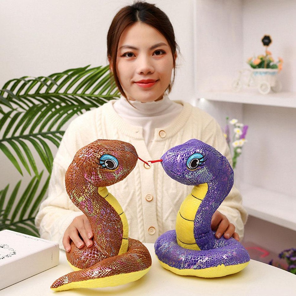 2025 Lunar New Year Decorations Snake Plush Toys Chinese Decor Snake ...