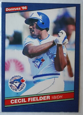 1986 Donruss Cecil Fielder Rookie (RC) Baseball Card #512 Blue Jays | eBay