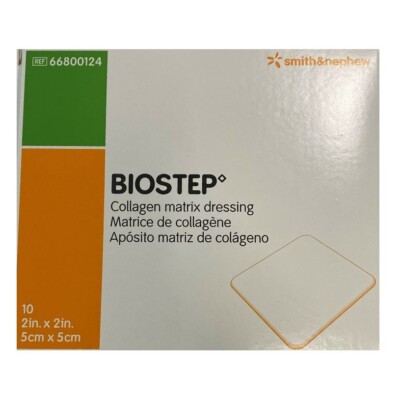 *10-Pieces* Smith & Nephew Biostep Collagen Matrix 2" x 2" Dressing ...