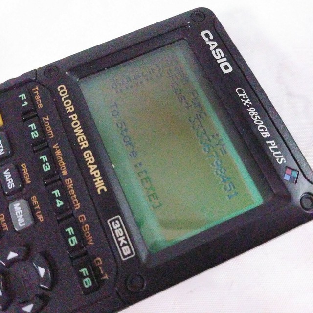 Casio CFX 9850gb Plus Graphing Calculator Color Power Graphic 32kb ...