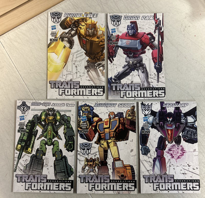 Lot of 5 IDW Hasbro Exclusive Transformers Comic Books Clayton Crain ...